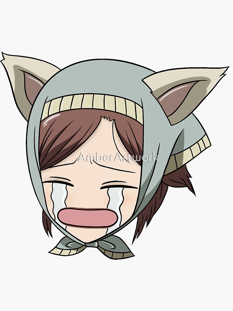 "Hachi Nana Sad" Sticker for Sale by AmberArtwork | Redbubble