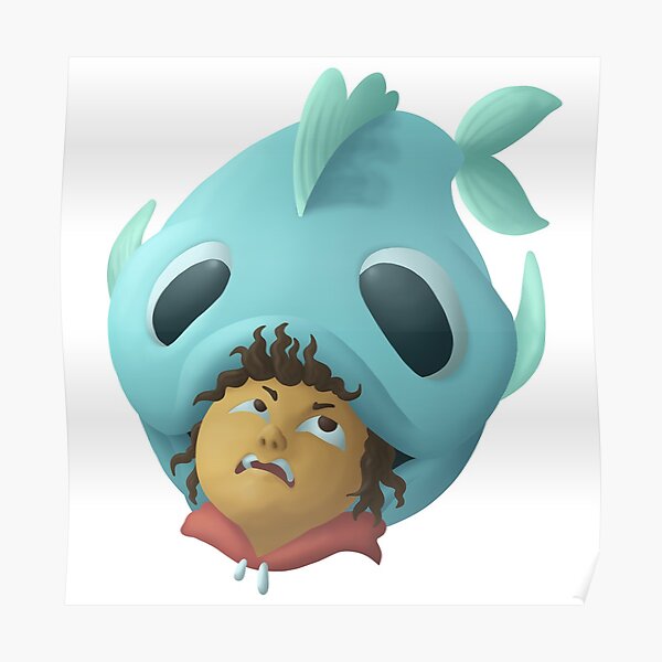 "Funky Fish Kissy" Poster for Sale by ampsignatureart | Redbubble