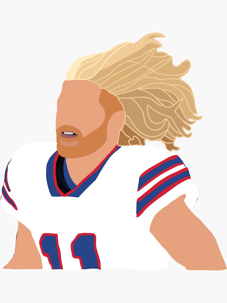 "Cole Beasley" Sticker for Sale by Art-by-Brenna | Redbubble