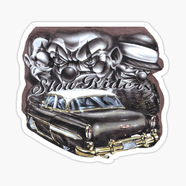 "Slow Riders Graphic" Sticker for Sale by zrvby | Redbubble