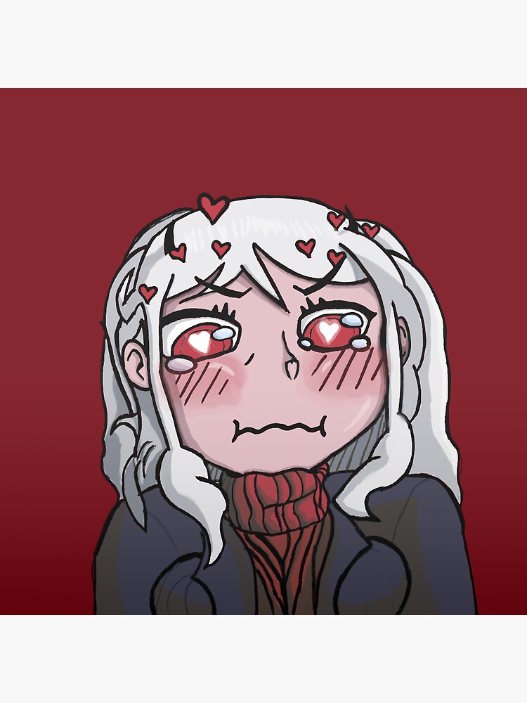 "Crying Modeus Helltaker" Sticker for Sale by RemuIsDreaming | Redbubble