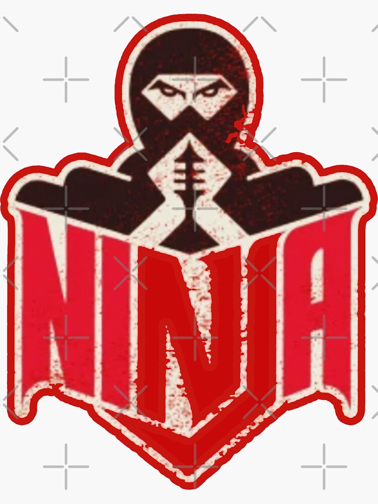 "NINJA ROLLER COASTER STICKER AND SHIRT " Sticker for Sale by ...