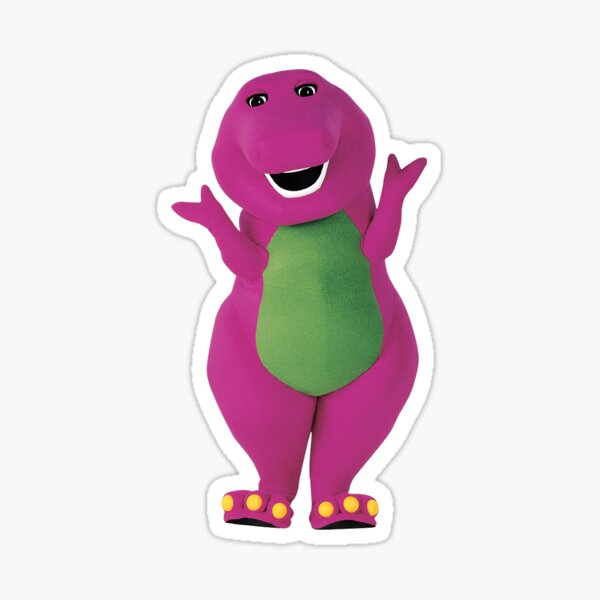 "Barney" Sticker by BluefyreArt | Redbubble