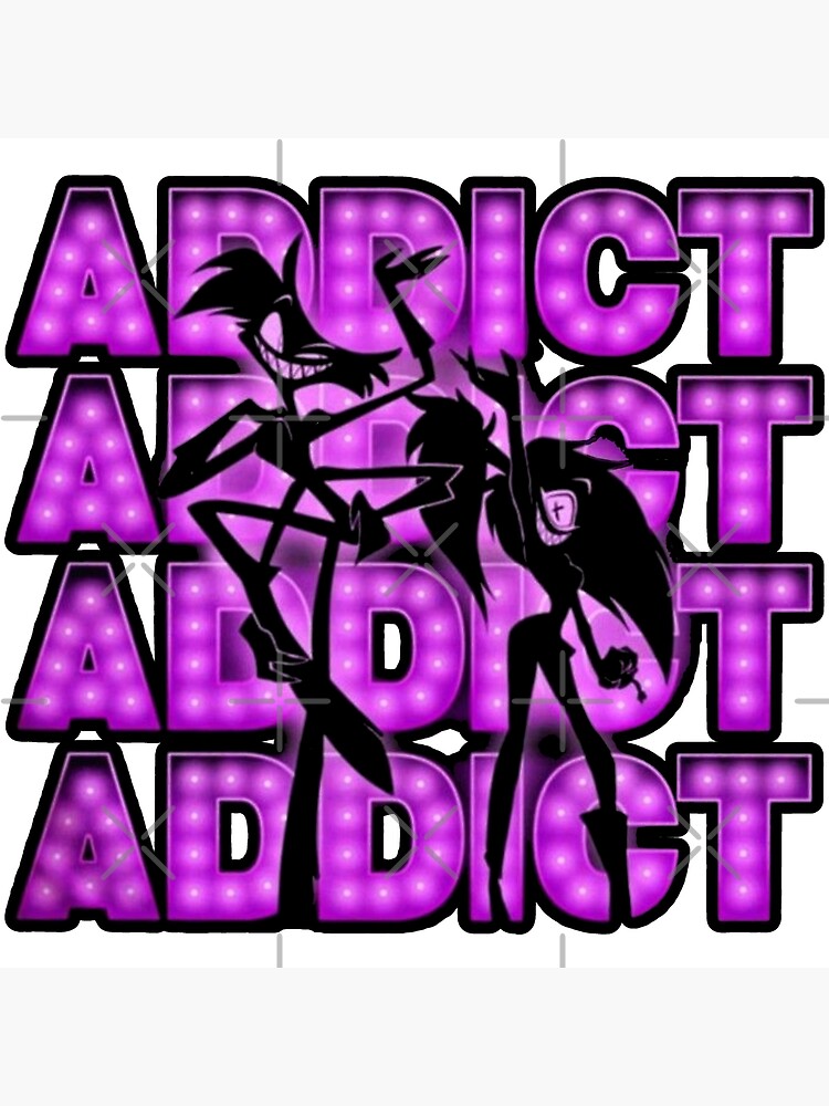 "ADDICT - Hazbin Hotel - ANGEL DUST and CHERRI" Poster by Anime-Express ...