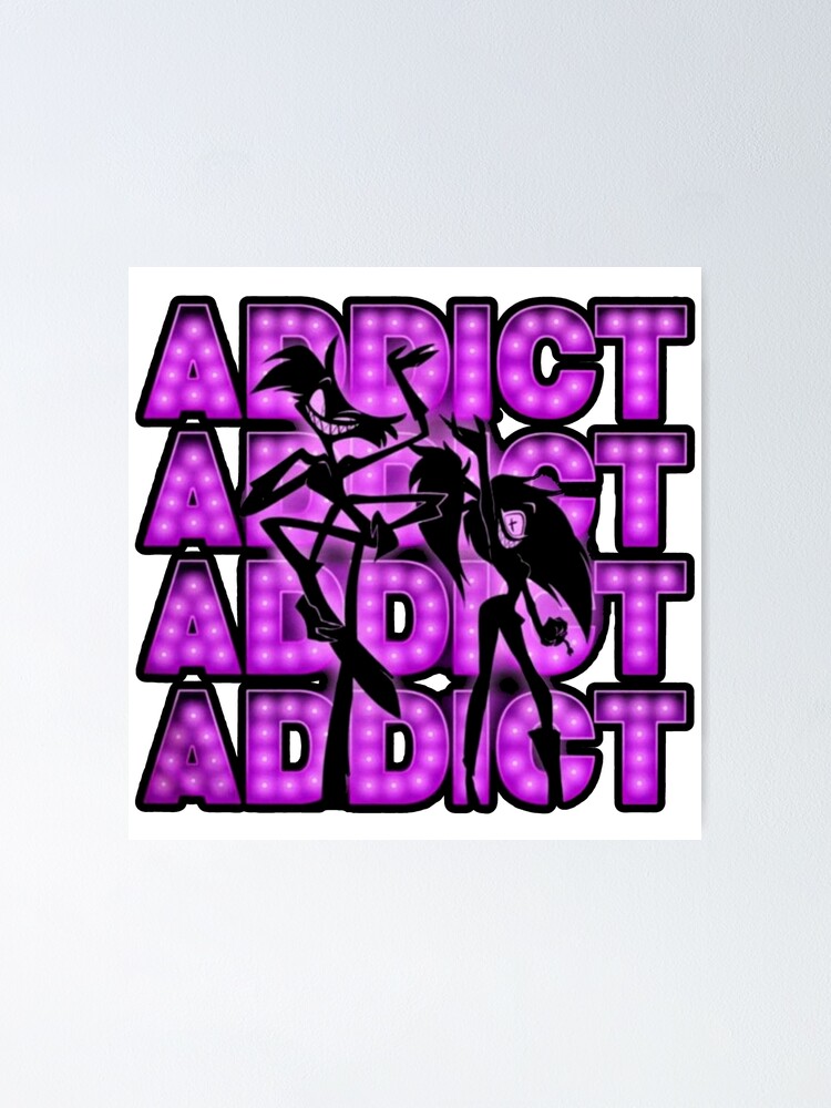 "ADDICT - Hazbin Hotel - ANGEL DUST and CHERRI" Poster by Anime-Express ...