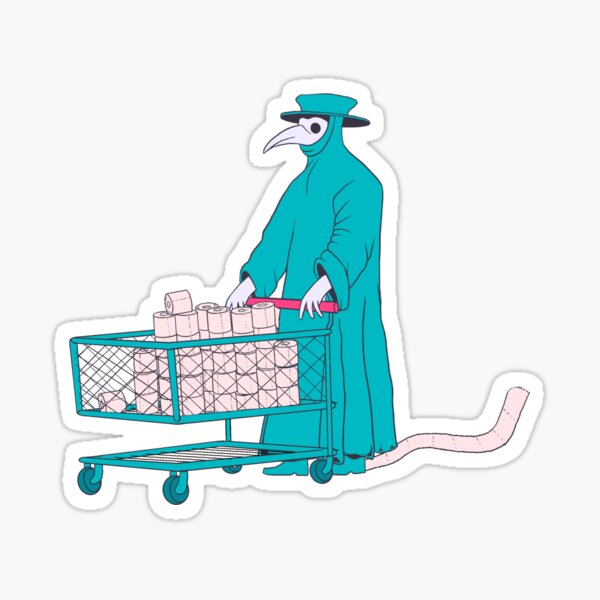 "HOARDING DOCTOR" Sticker by TRIPPIESTEFF | Redbubble
