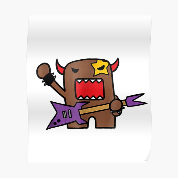 "Domo Rocker" Poster for Sale by becreatively | Redbubble