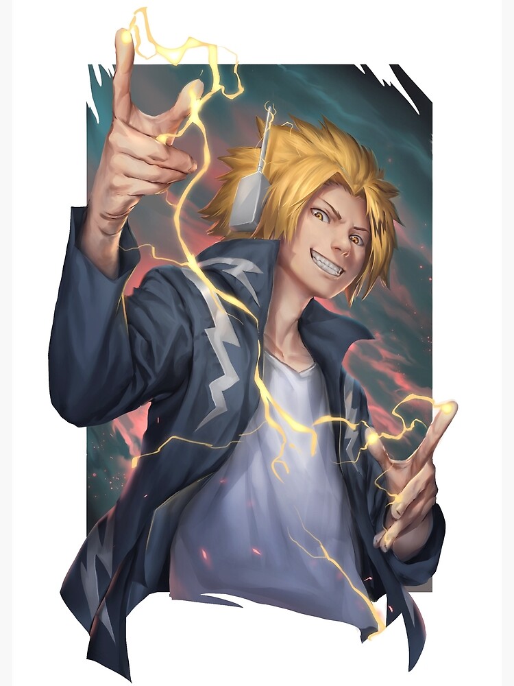 "Denki Kaminari" Poster by christianamiel | Redbubble