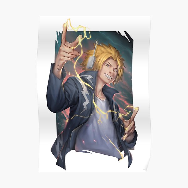 "Denki Kaminari" Poster by christianamiel | Redbubble