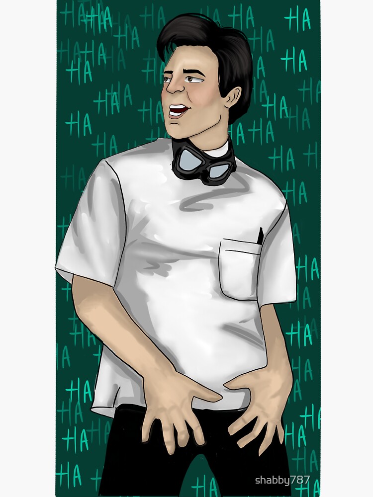 Pegatina «Orin Scrivello, DDS» de shabby787 | Redbubble