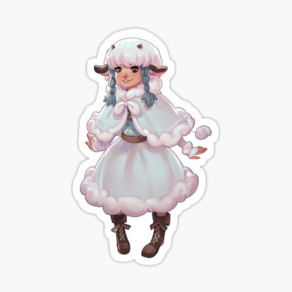 "Wooloo Character" Sticker for Sale by christianamiel | Redbubble