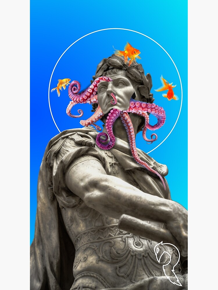 "Octopus face" Poster by Zelshok | Redbubble