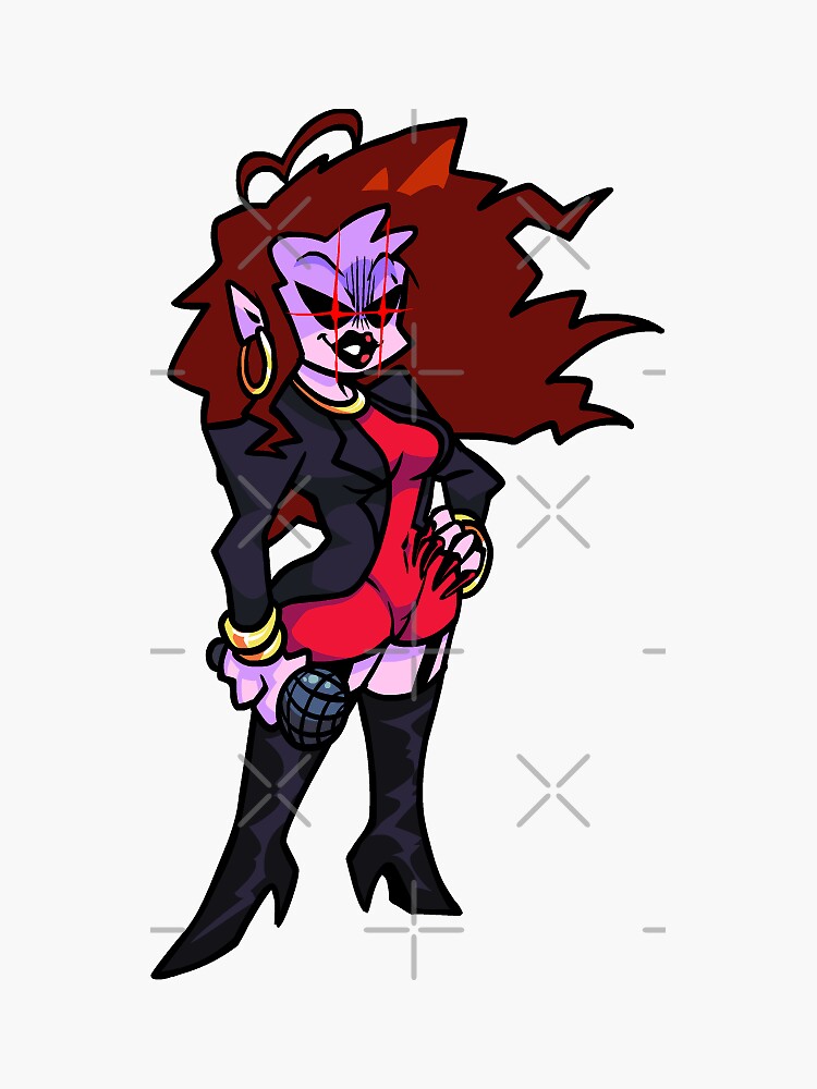 "Mommy Mearest Friday Night Funkin'" Sticker for Sale by ale-rose ...