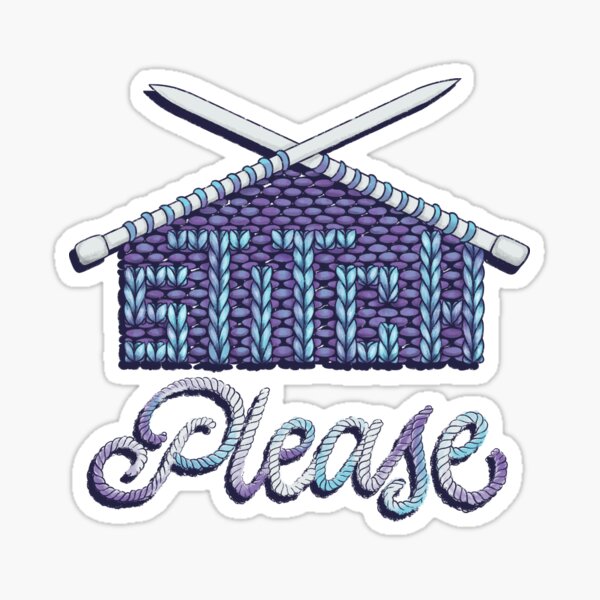 "Stitch Please" Sticker by polliadesign | Redbubble