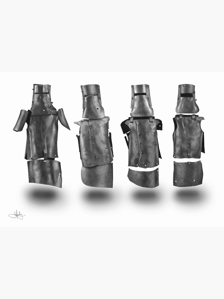 "Kelly Gang Armour drawing" Art Print by RealismDrawing | Redbubble