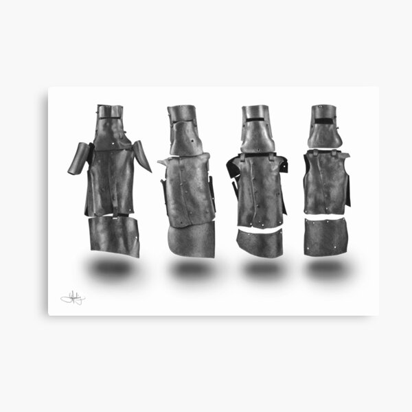 "Kelly Gang Armour drawing" Canvas Print for Sale by RealismDrawing ...