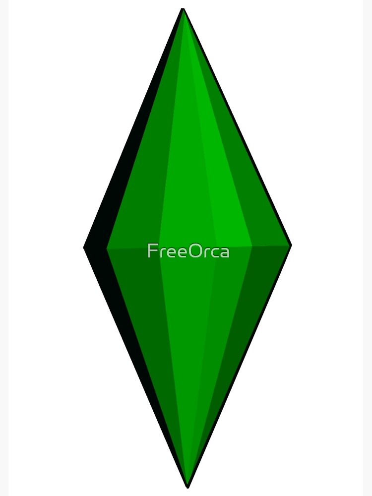 "The Sims Plumbob " Poster by FreeOrca | Redbubble