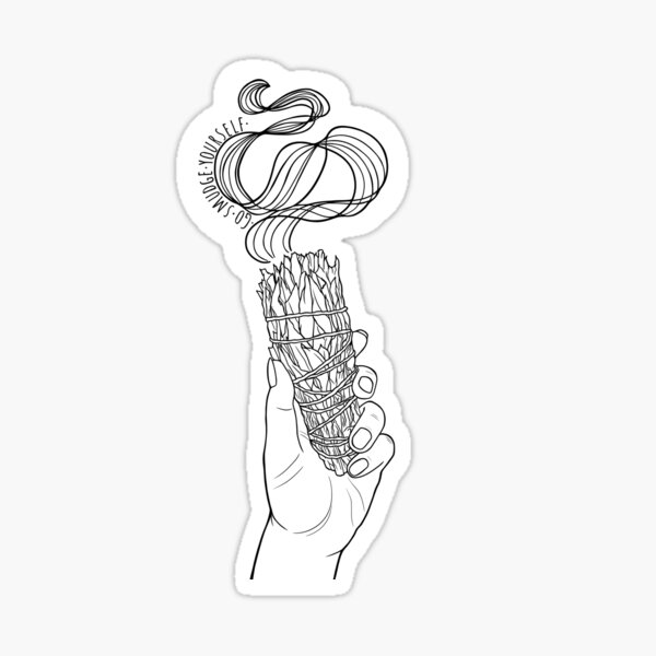"Go Smudge Yourself" Sticker for Sale by simplyssketches | Redbubble