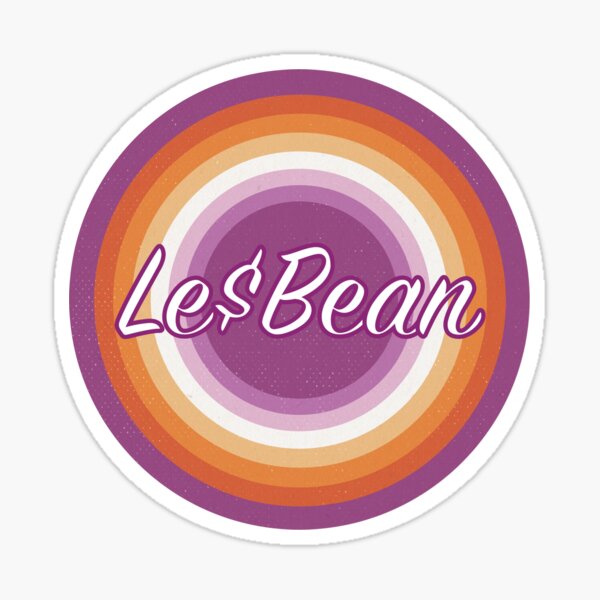 "Le$Bean, Lesbian pride design" Sticker by breeDesigns | Redbubble