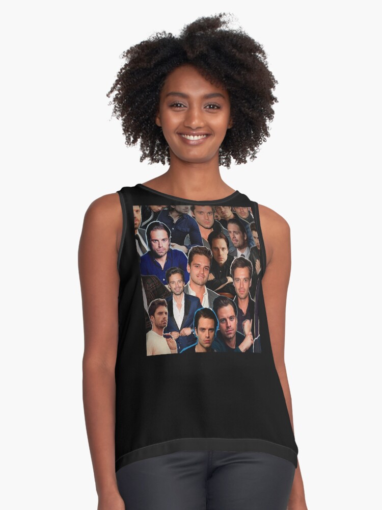 "Sebastian Stan Photo Collage Blankets | Sebastian Stan Photo Collage ...