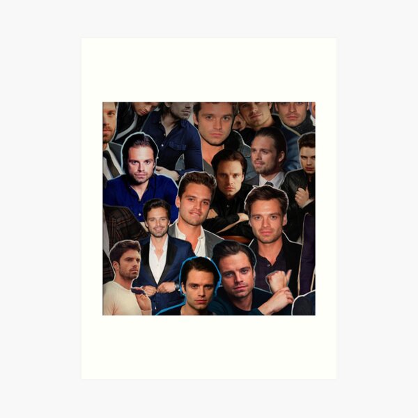 "Sebastian Stan Photo Collage Blankets | Sebastian Stan Photo Collage ...
