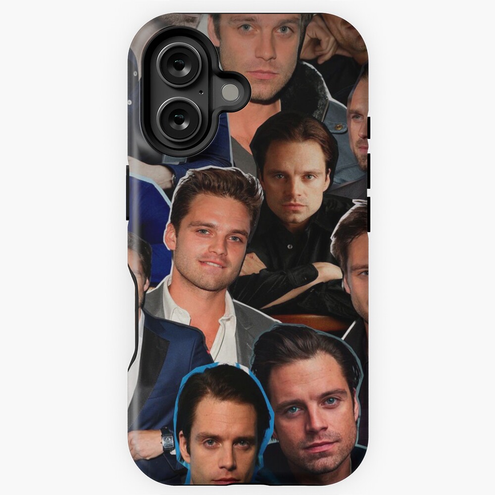 "Sebastian Stan Photo Collage Blankets | Sebastian Stan Photo Collage ...