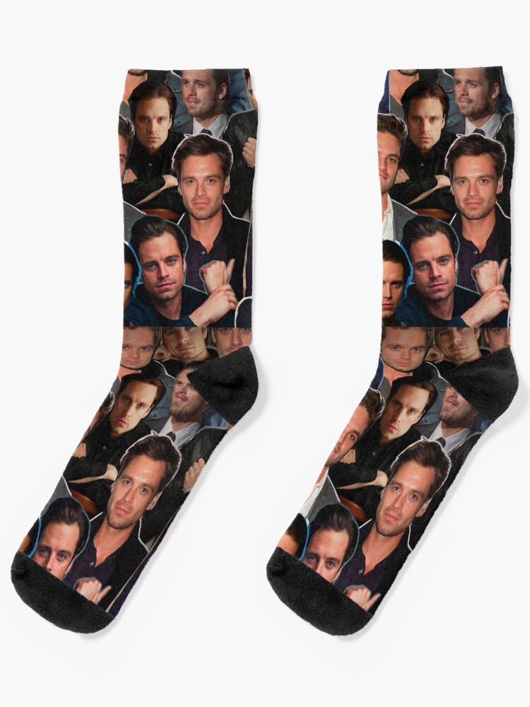 "Sebastian Stan Photo Collage Blankets | Sebastian Stan Photo Collage ...