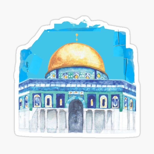 " al aqsa mosque - Free Palestine - Save Gaza" Sticker for Sale by ...