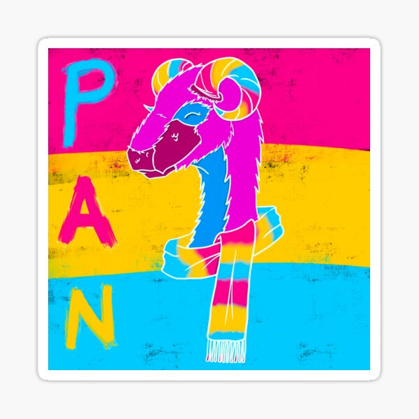 "Pan Pride Dragon" Sticker for Sale by RJs-Dragons | Redbubble