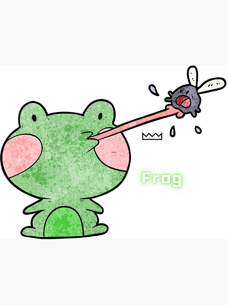 "Ribbit Frog Sticker" Sticker by huage | Redbubble