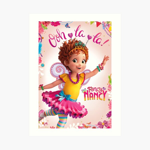 "fancy nancy Poster" Art Print for Sale by graphic-genie | Redbubble