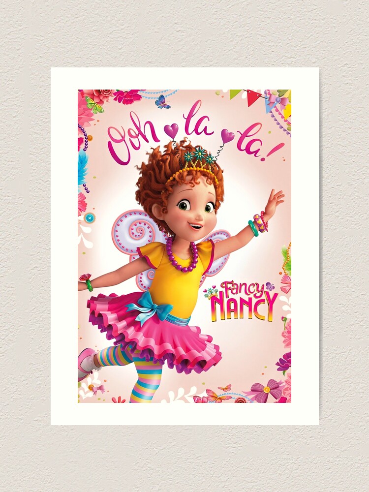 "fancy nancy Poster" Art Print for Sale by graphic-genie | Redbubble