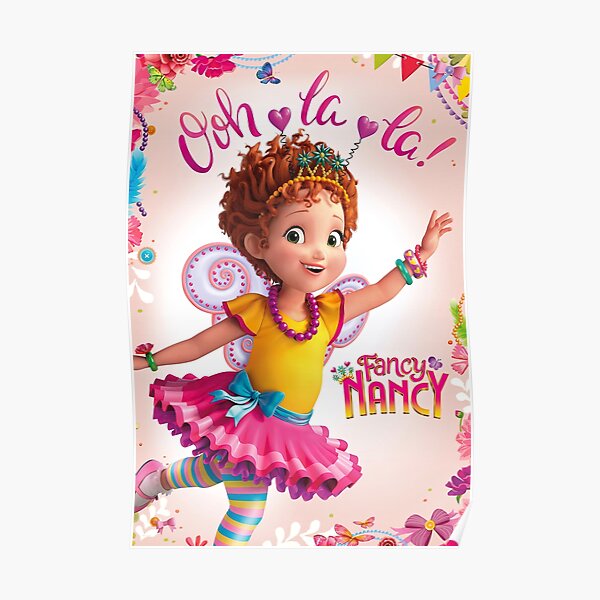 "fancy nancy Poster" Poster for Sale by graphic-genie | Redbubble