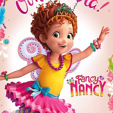 "fancy nancy Poster" Sticker for Sale by graphic-genie | Redbubble