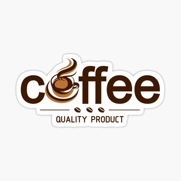 "coffee cup label " Sticker by 9comeback | Redbubble