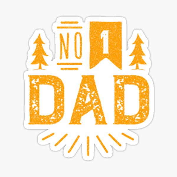 "Number 1 Dad!" Sticker for Sale by dresscastle | Redbubble