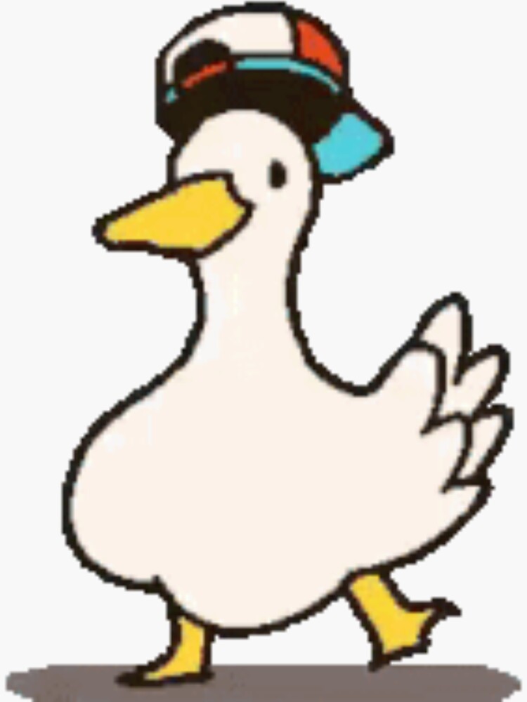 "Shuba Duck" Sticker by Okita-Fuyu | Redbubble