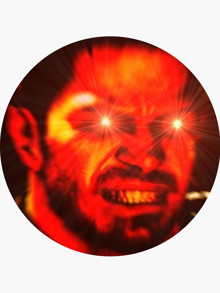 "Hyper Angry Chris Redfield" Sticker for Sale by Okita-Fuyu | Redbubble