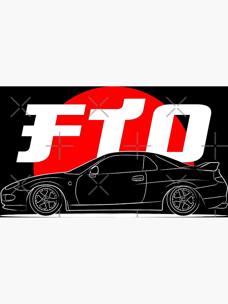 "JDM FTO" Poster by goldentuners | Redbubble