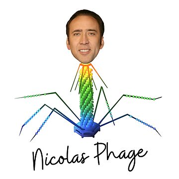 "Nicolas Phage Bacteriophage Virus" Sticker for Sale by labstud | Redbubble
