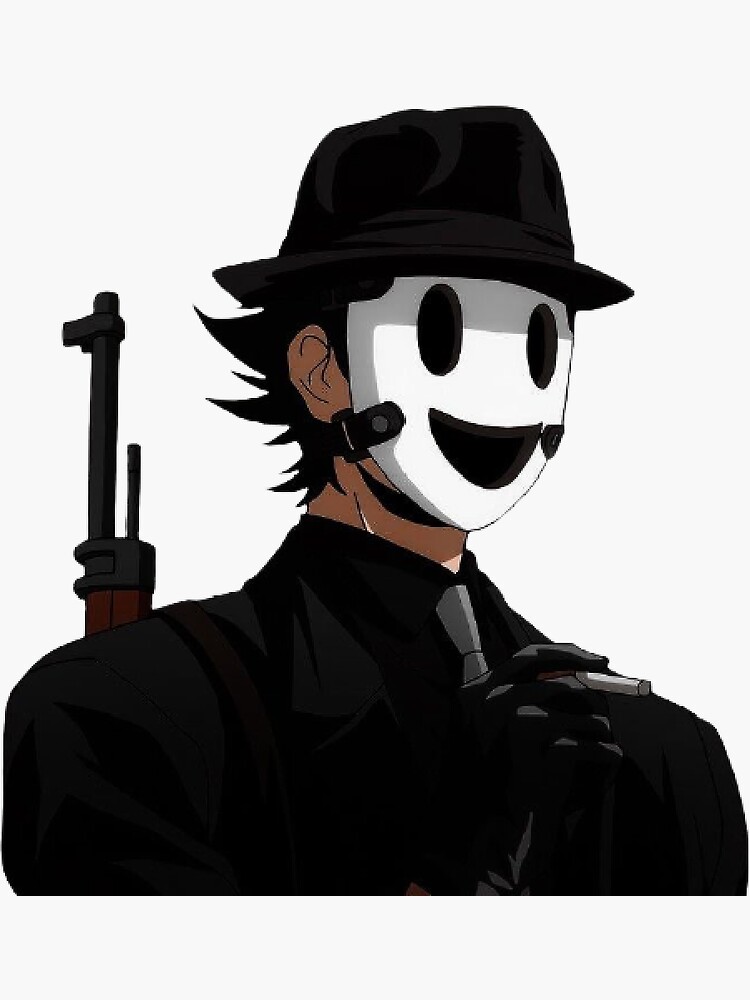 "high rise invasion sniper mask" Sticker for Sale by snazzymina | Redbubble