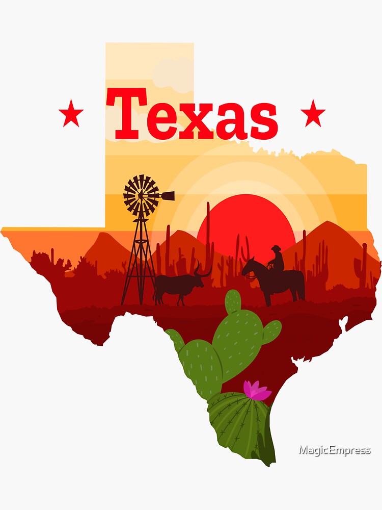 "Love Joy Texas" Sticker for Sale by MagicEmpress | Redbubble