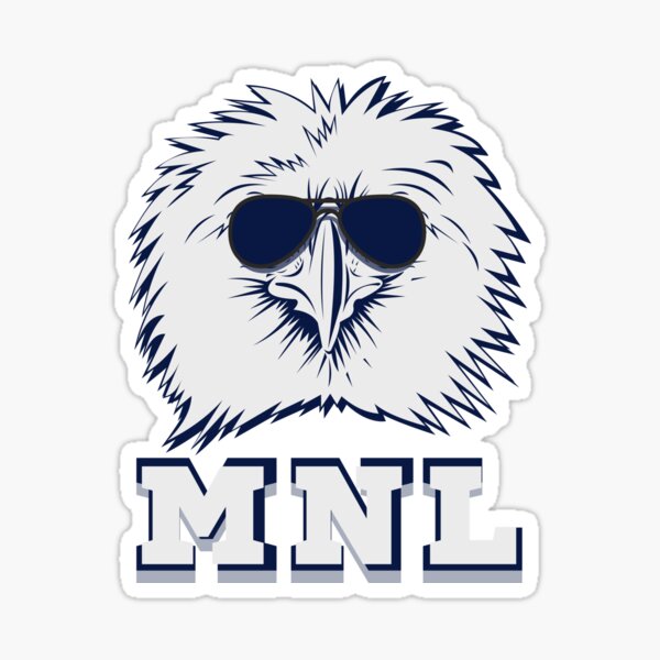 "MNL Manila Philippine Eagle" Sticker for Sale by MyPrintCharming ...