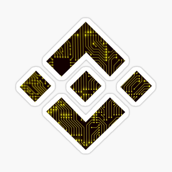 "Binance and wire connections" Sticker by ludmilart | Redbubble