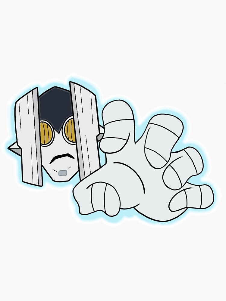 "ZA HANDO!" Sticker for Sale by MrLizard04 | Redbubble