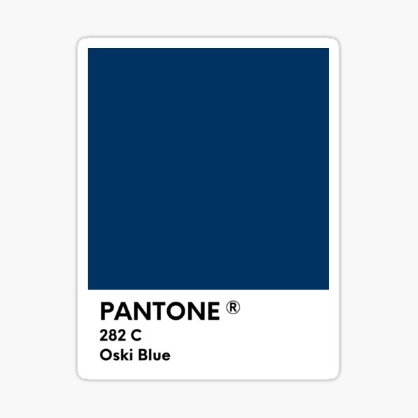 "UC Berkeley PANTONE Swatch" Sticker for Sale by garnettdesigns | Redbubble