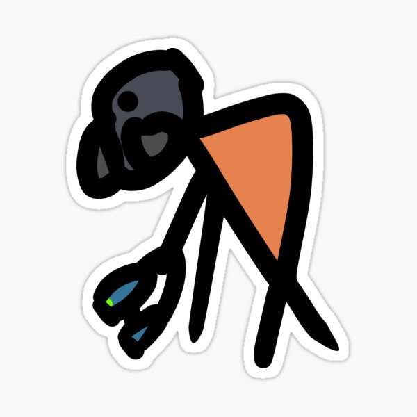 "Wortiful Grunt" Sticker for Sale by Kylie Martonik | Redbubble