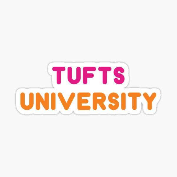 "Tufts University Dunkin' Donuts Inspired" Sticker for Sale by ...