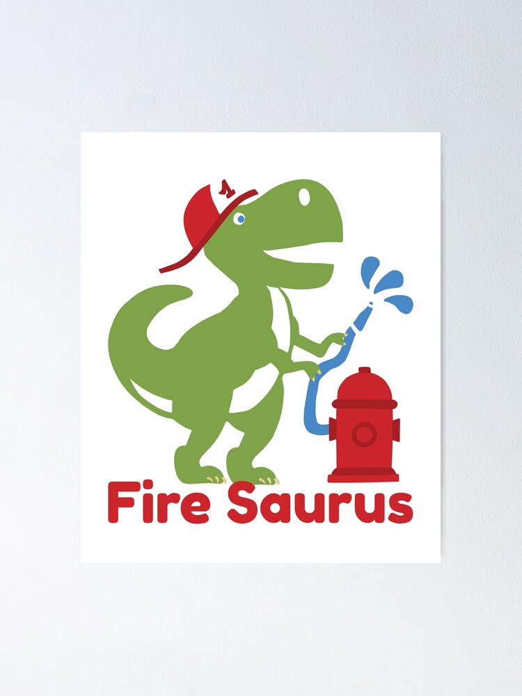 "Trex Fire Fighter, Firefighter, Fireman, Gift For Fireman, Fire, Gift ...