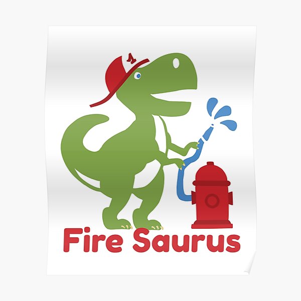 "Trex Fire Fighter, Firefighter, Fireman, Gift For Fireman, Fire, Gift ...